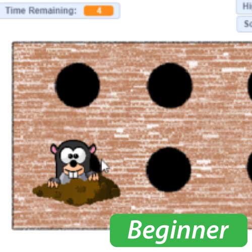 Scratch Beginner – Whack A Mole – BrainStorm STEM Education Scratch Beginner – Whack A Mole – BrainStorm STEM Education