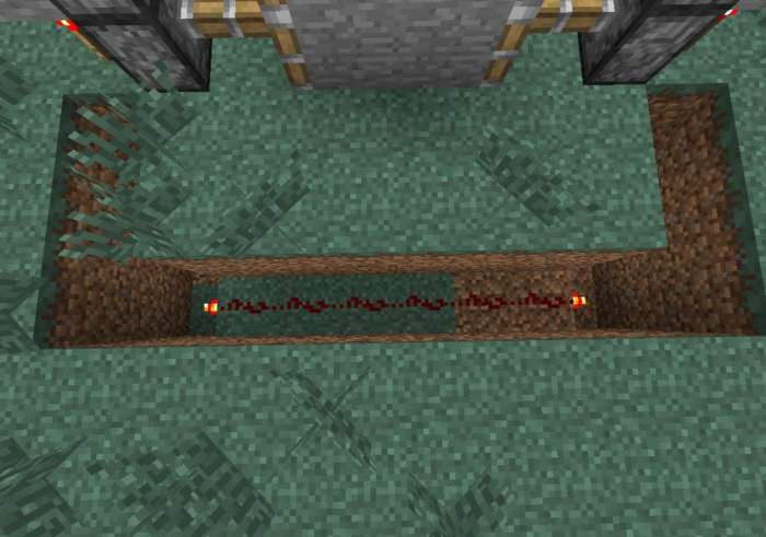 Step 2: Connect the Piston Activators with Redstone - BrainStorm STEM ...